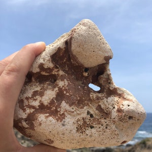 Natural Beach Stone Holes, Good Luck Stones, Sea Stone Decor, Hag ...