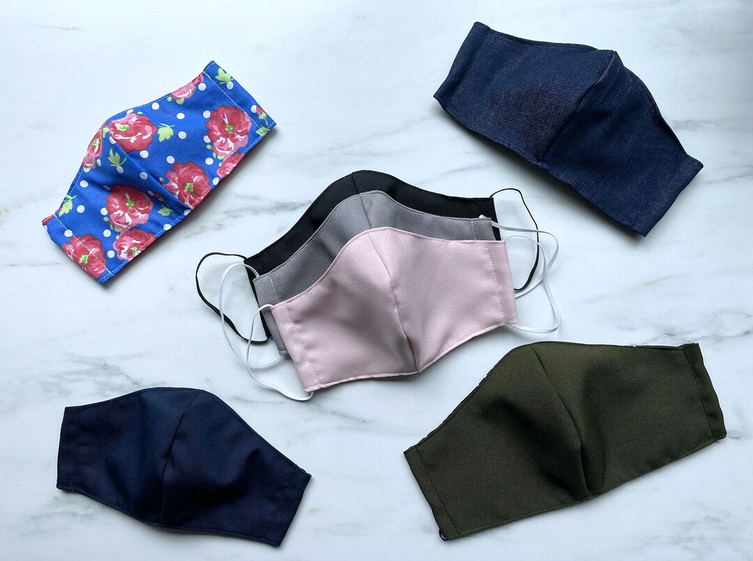 Every Day Fabric Face Masks for Adults & Kids With Filter Pocket and ...
