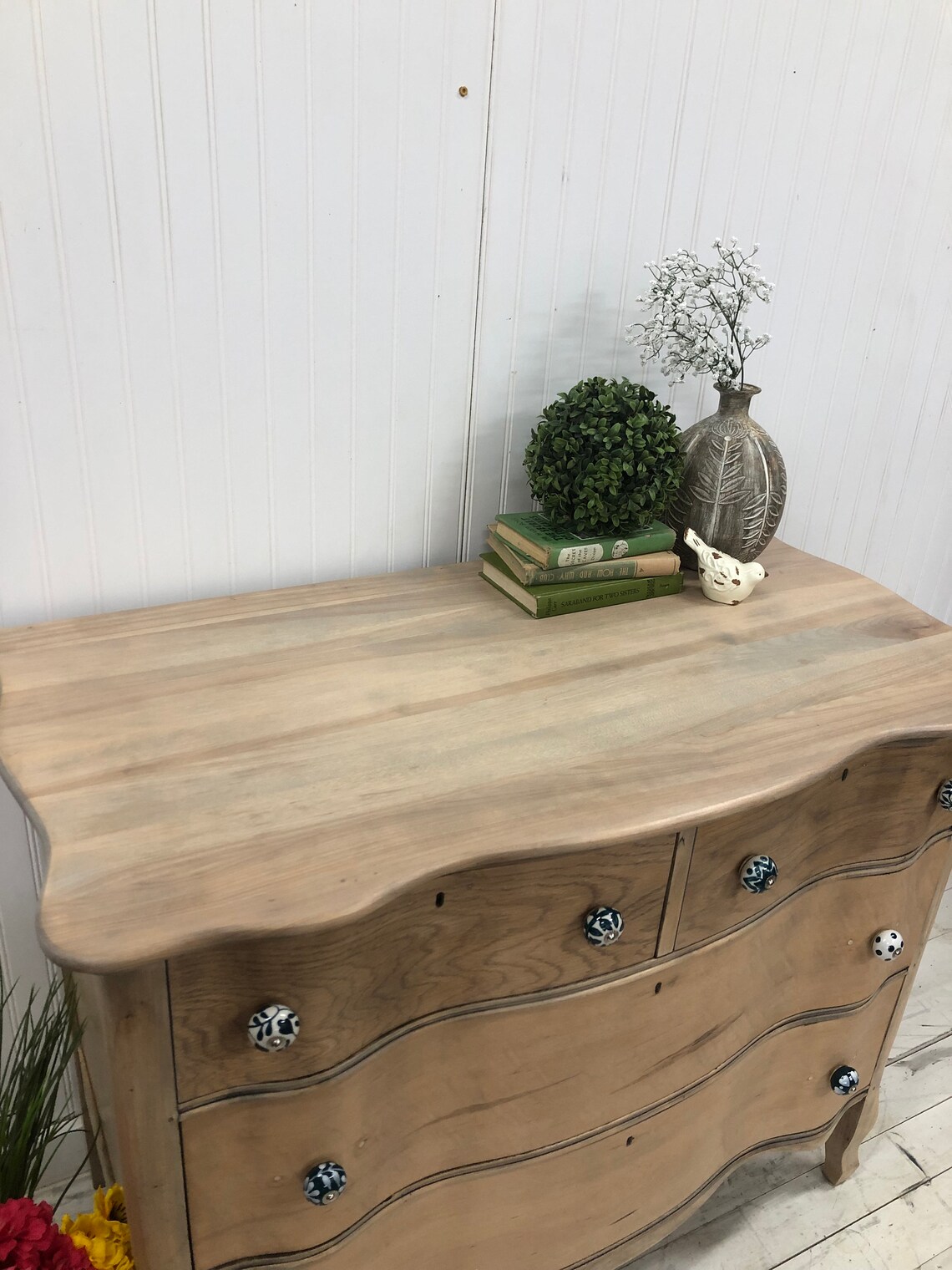 Vintage Farmhouse Dresser. Rustic Chest of Drawers. Country - Etsy