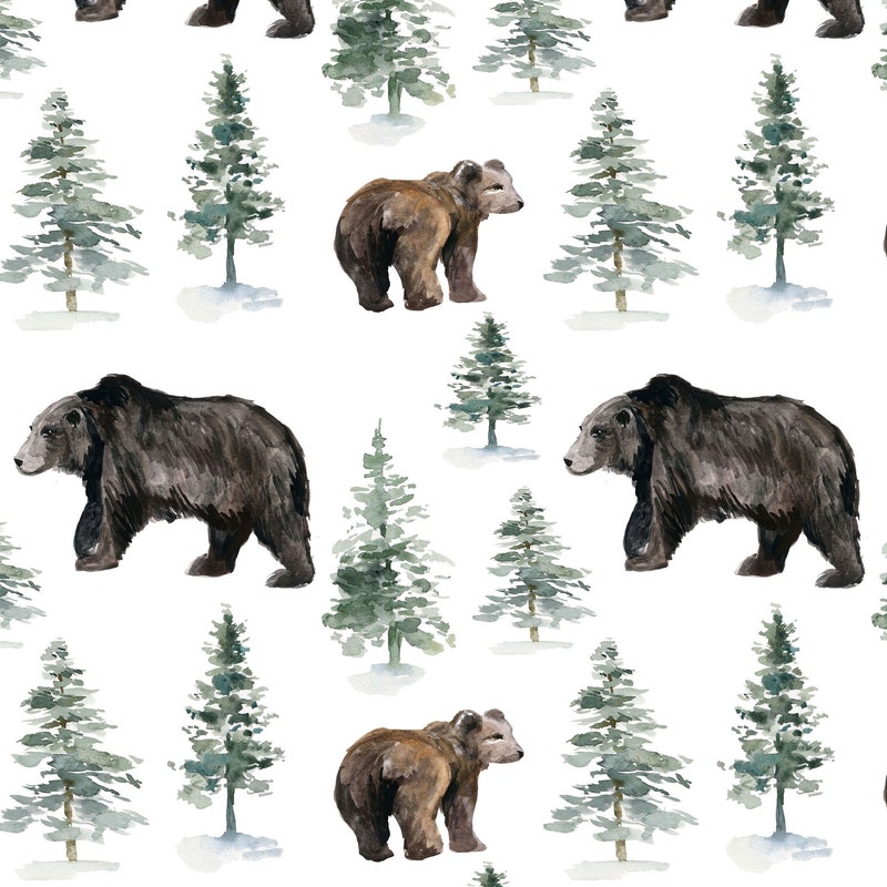 Teddy Bear Fabric Panels - Etsy
