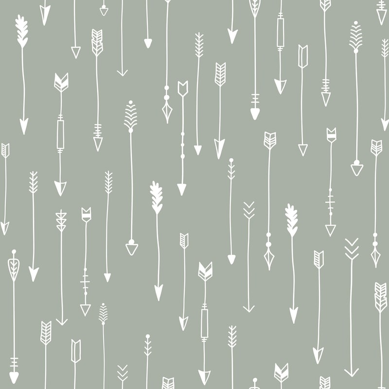 Baby Woodland Arrows Fabric - Etsy