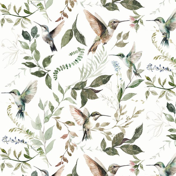 Hummingbird Fabric - Etsy