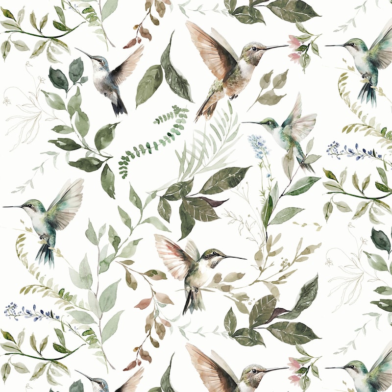Hummingbird Fabric - Etsy