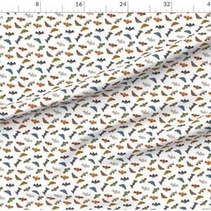 Halloween Bat Fabric by the Yard in Cotton, Poplin, Organic Knit ...