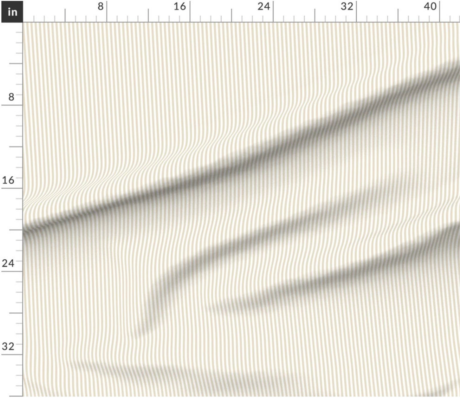 Tan and White Stripes Fabric by the Yard - Quilting Cotton, Poplin ...