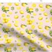 Lemon Fruit Fabric - Watercolor Lemons on Pink, Citrus, Lemonade ...