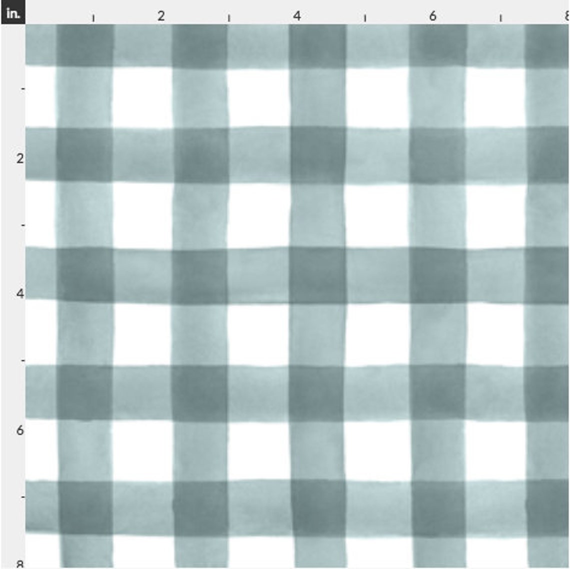 Watercolor Buffalo Check Fabric by the Yard. Woodland Fabric - Etsy