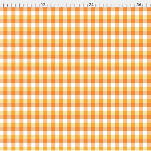 Candy Corn Plaid Fabric by the Yard. Quilt Cotton Organic - Etsy