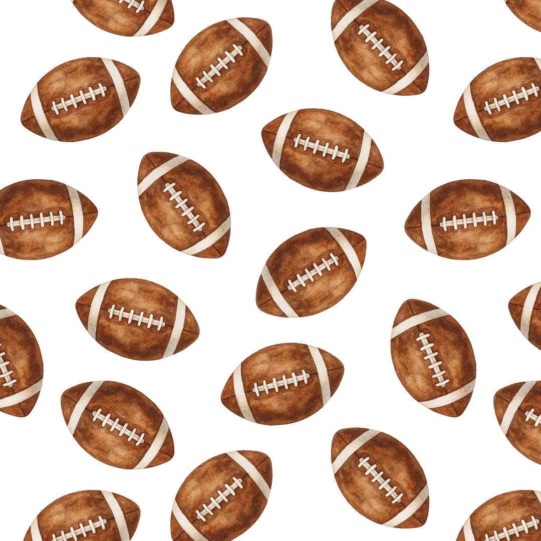 Football Fabric by the Yard. Quilting Cotton, Poplin, Organic Knit ...