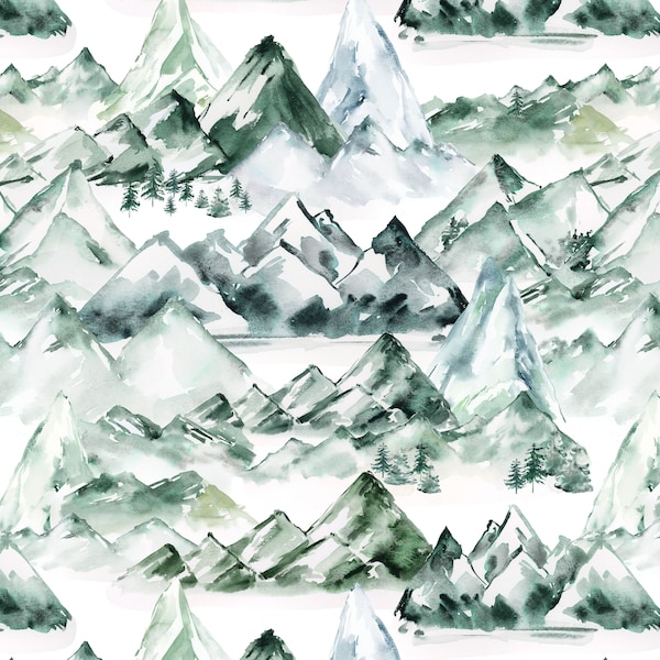 Mountain Fabric - Etsy