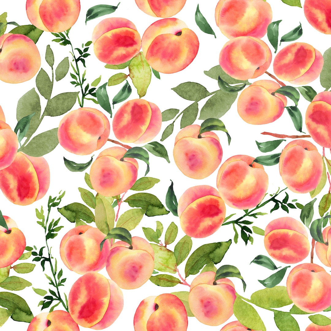 Peach Fabric by the Yard. Quilting Cotton, Organic Knit, Jersey, or ...