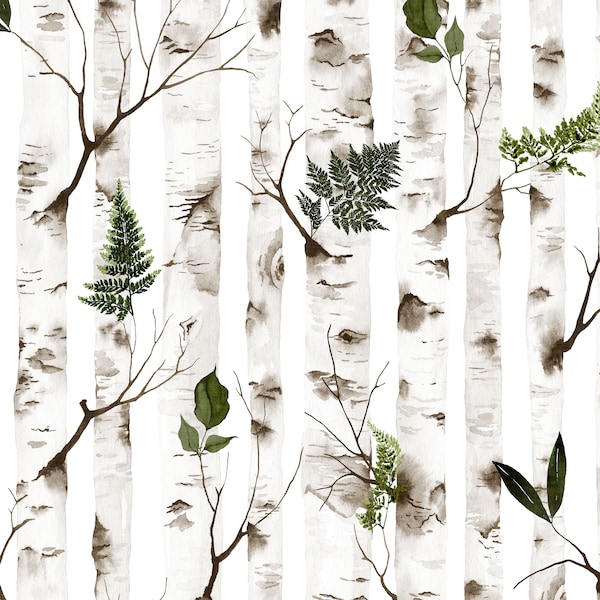 Birch Tree Quilt - Etsy