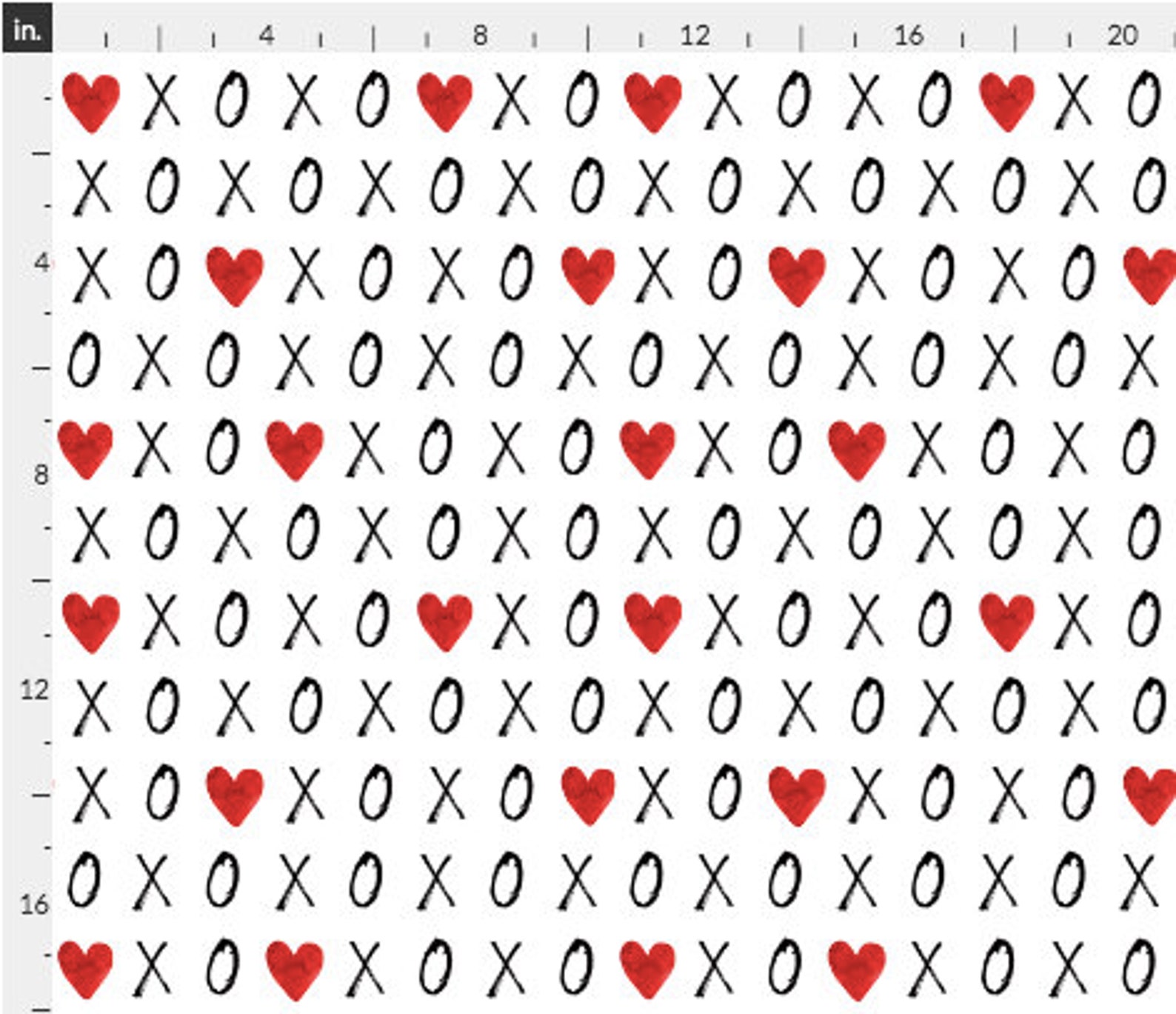 XOXO and Hearts Fabric by the Yard. Quilting Cotton Organic - Etsy