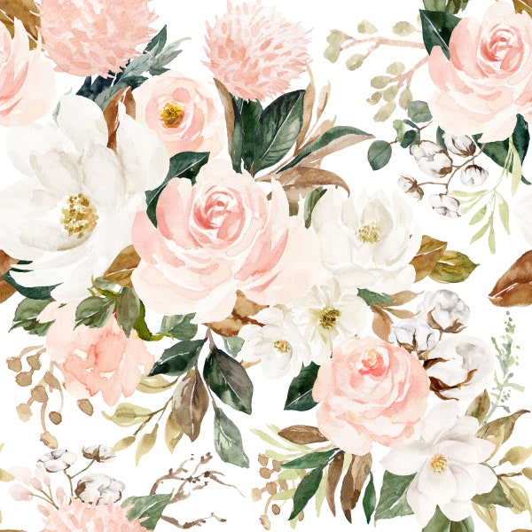 Fabric Magnolia Pearl - Etsy