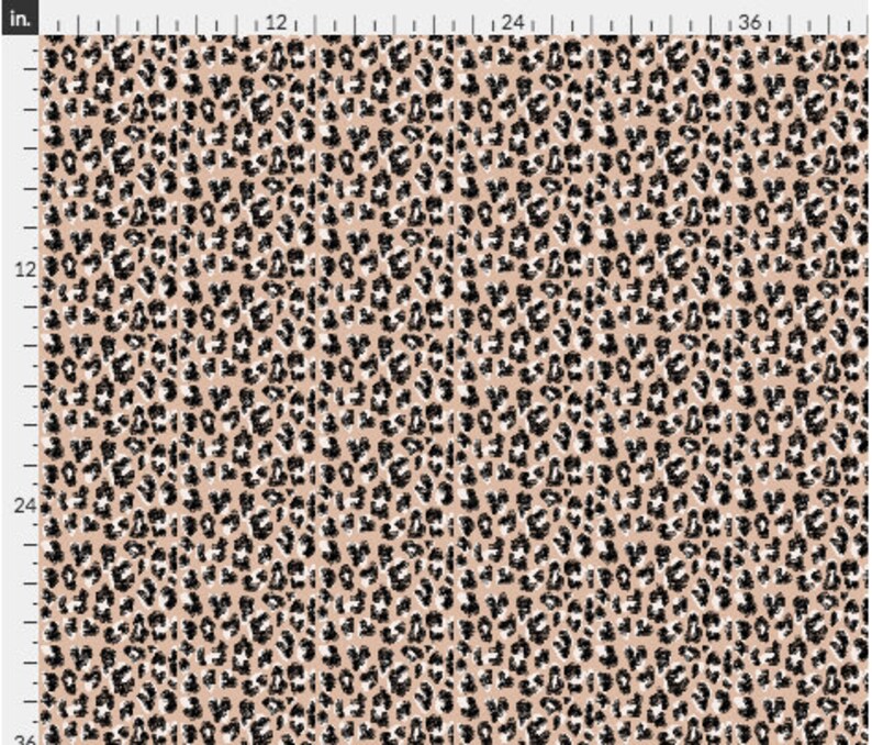 Leopard Fabric by the Yard. Quilting Cotton Organic Knit | Etsy