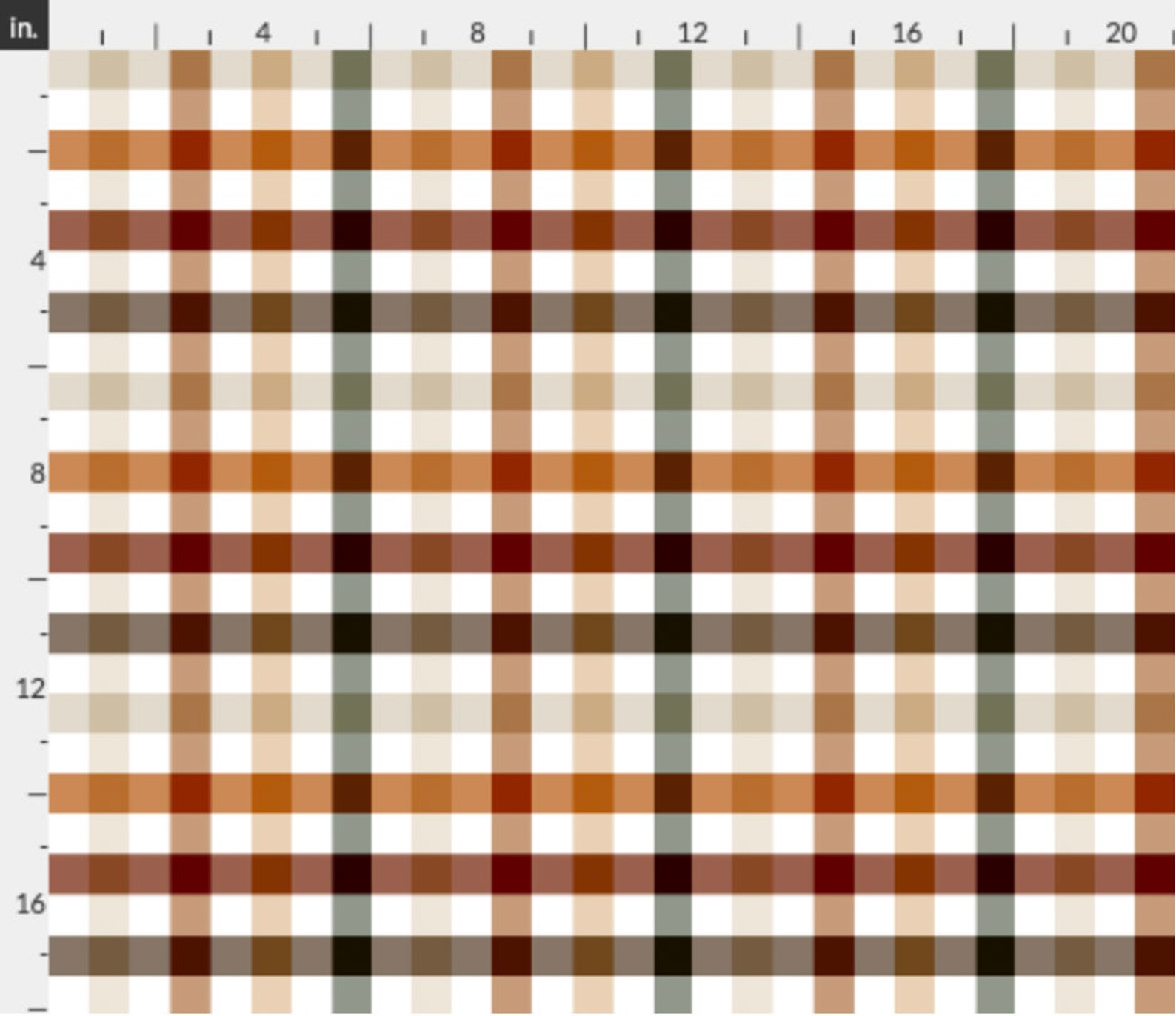 Fall Plaid Fabric Fabric by the Yard in Cotton Poplin - Etsy