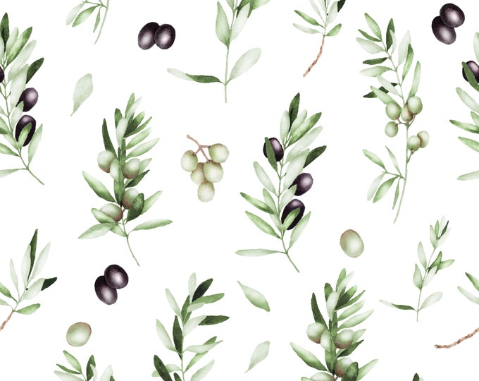 Greek Fabric Santorini Skyline by Fletcherartworksllc Greek Art ...