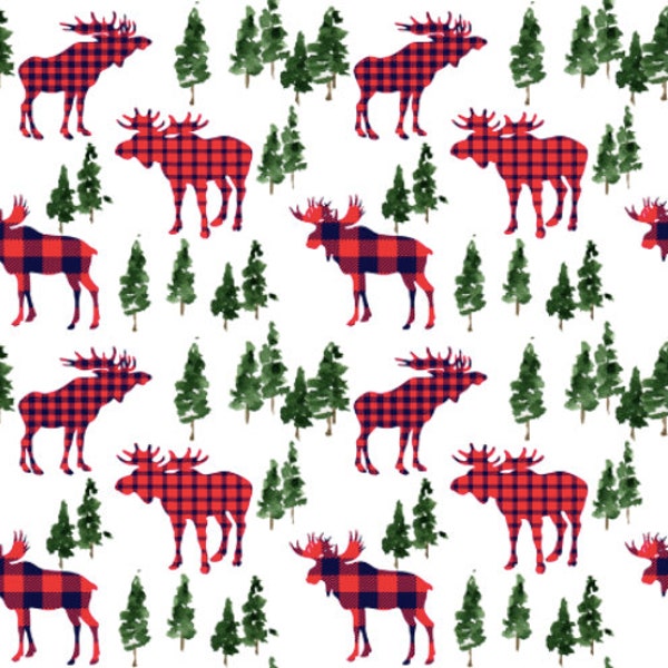 Moose Fabric - Etsy
