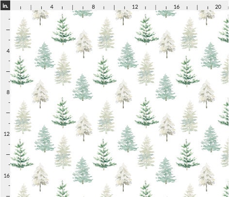 Forest Fabric by the Yard. Quilting Cotton Organic Knit - Etsy