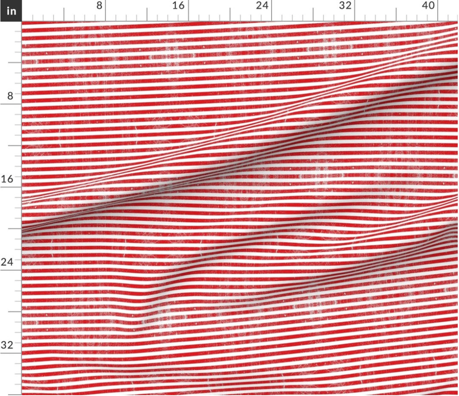 Distressed Red Stripes Fabric by the Yard. Quilting Cotton, Knit ...
