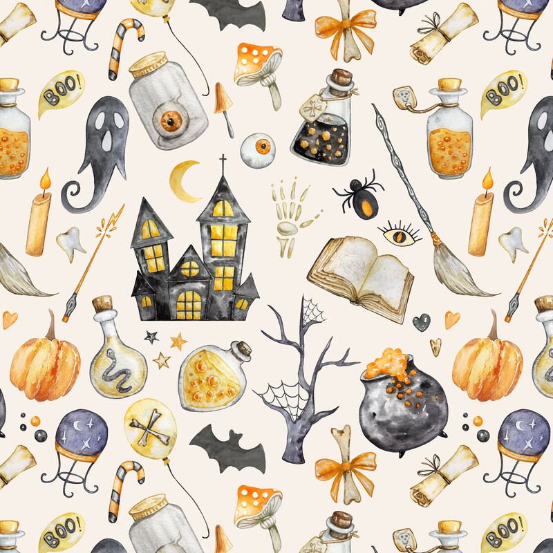 Halloween Fabric - Etsy