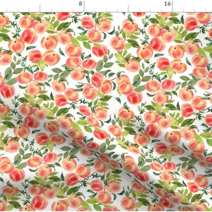 Peach Fabric by the Yard. Quilting Cotton, Organic Knit, Jersey, or ...