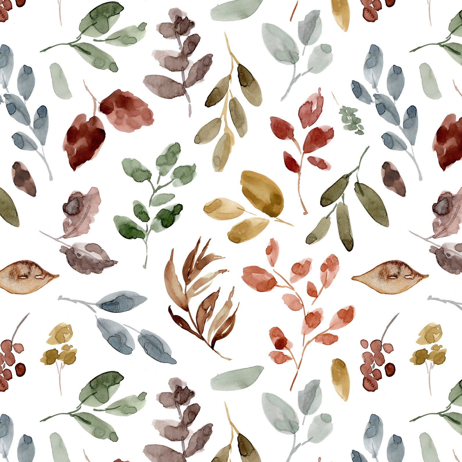 Fall Autumn Leaves Fabric by the Yard. Autumn Fabric - Etsy