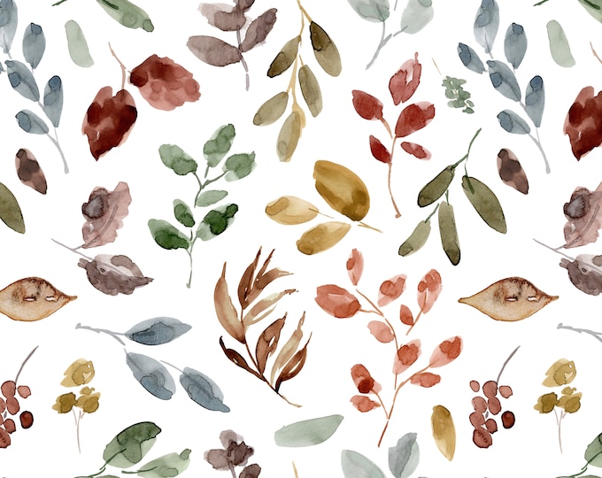 Fall Autumn Leaves Fabric by the Yard. Autumn Fabric - Etsy