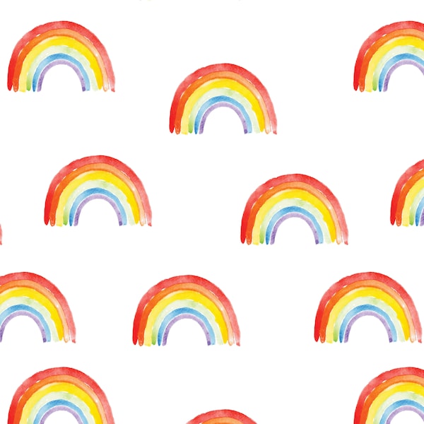 Rainbow Fabric - Etsy