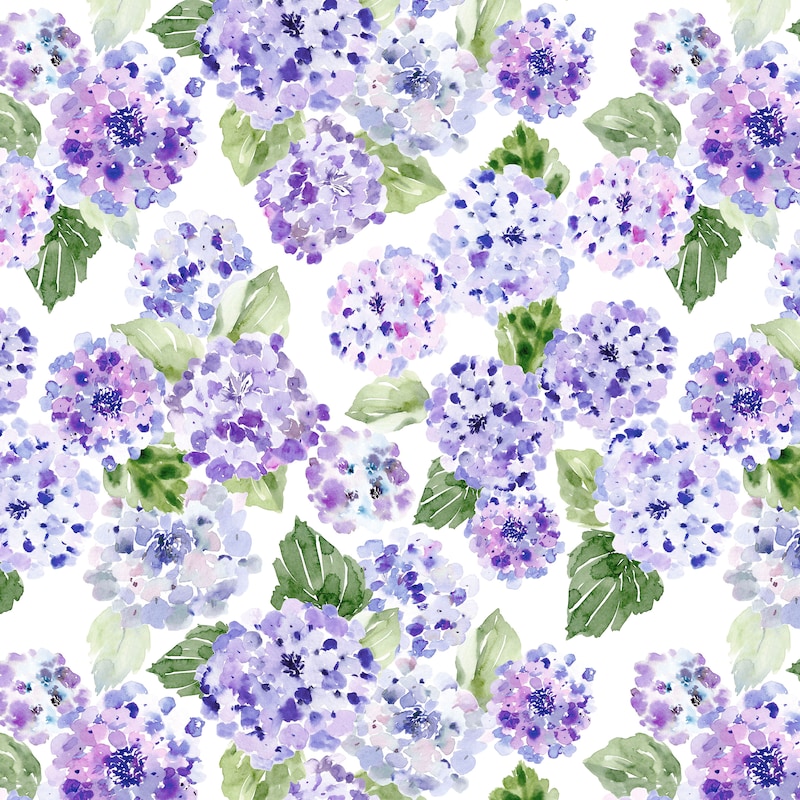Hydrangea Fabric - Etsy