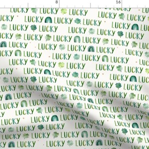 Cute St. Patricks Day Fabric by the Yard and Fat Quarter Lucky ...