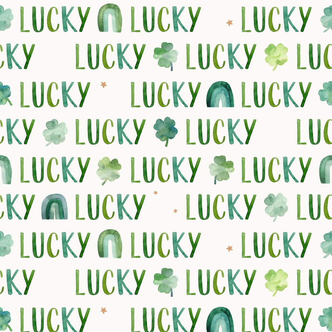 Cute St. Patricks Day Fabric by the Yard and Fat Quarter Lucky ...