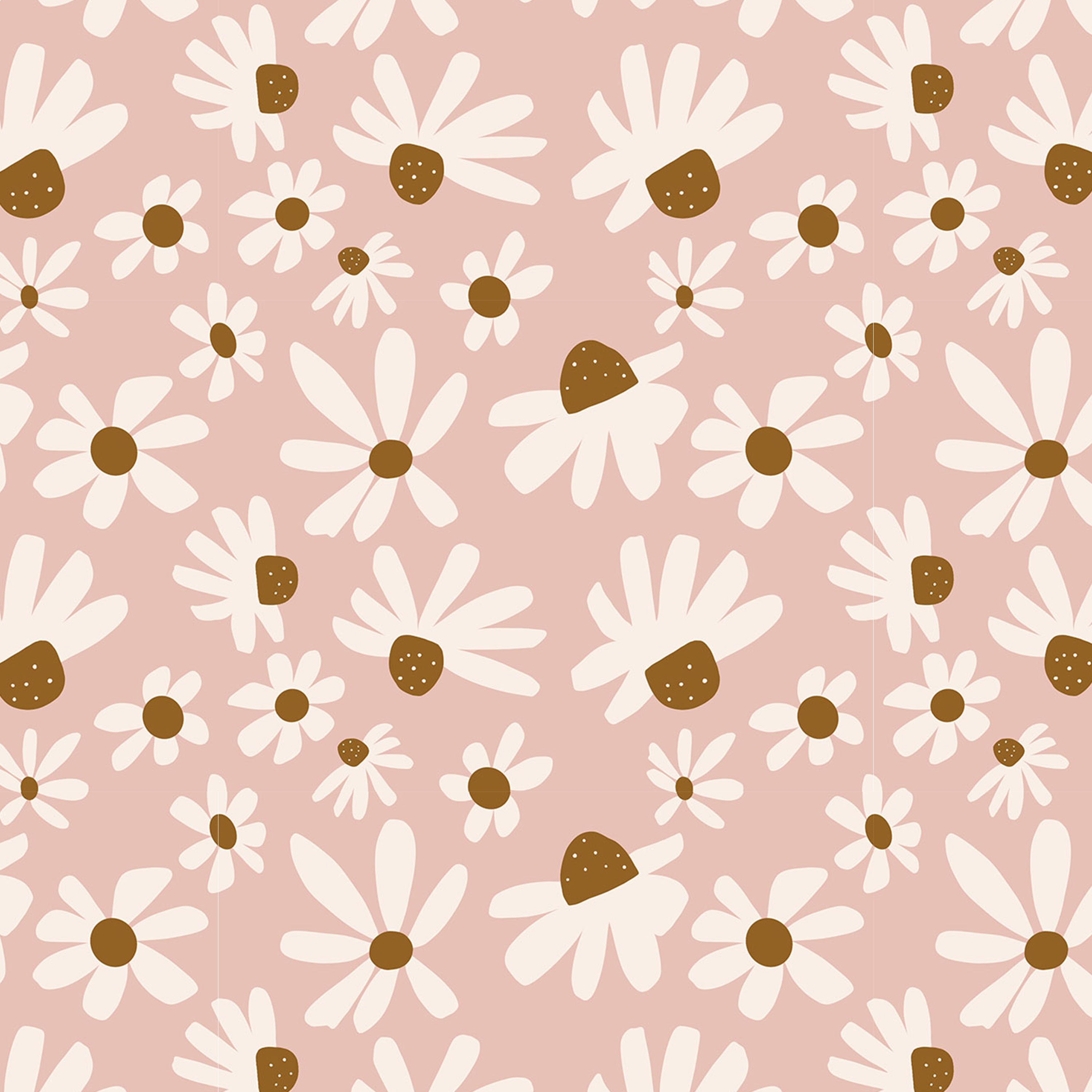 Daisy Floral Fabric by the Yard. Quilting Cotton Knit - Etsy