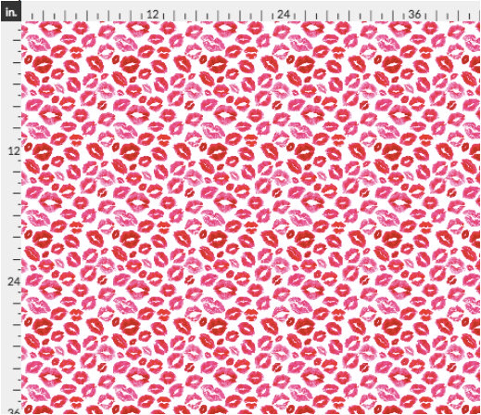 Love Lips Fabric by the Yard. Quilting Cotton Organic Knit - Etsy