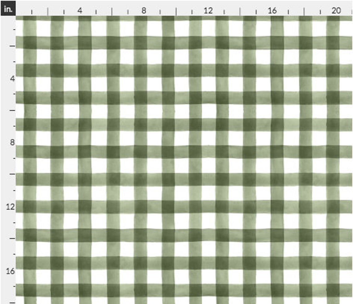 Fall Buffalo Check Plaid in Olive Fabric by the Yard. Quilting - Etsy