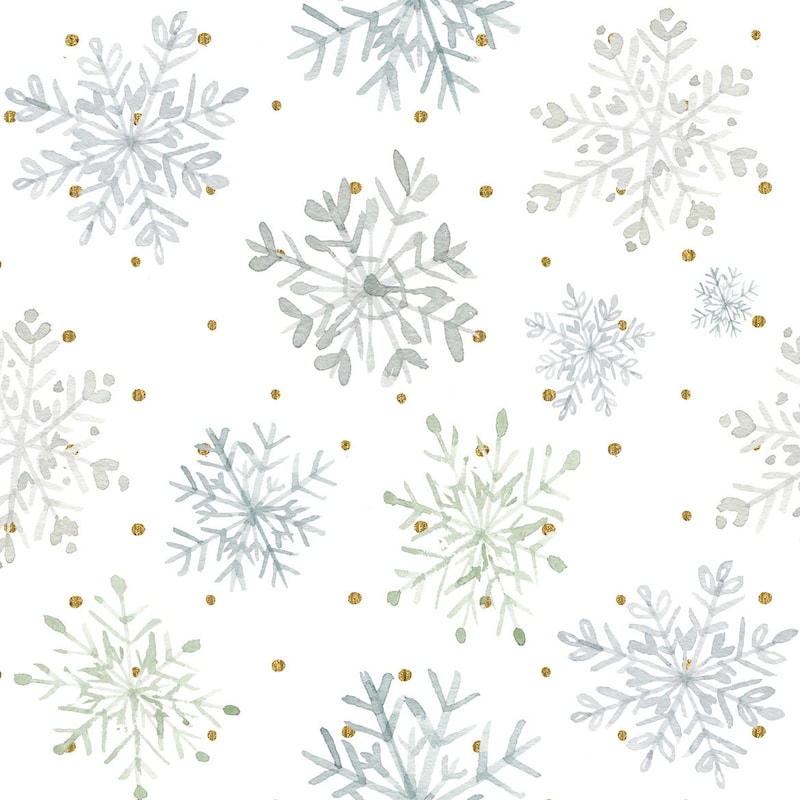 Snowflake Fabric - Etsy