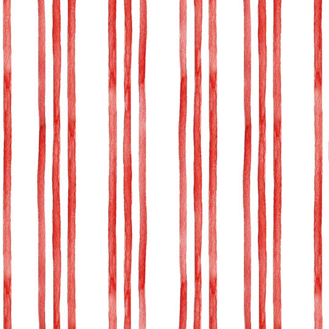 Red and White Stripes Fabric by the Yard. Valentine Stripes Fabric ...