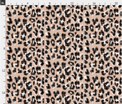 Leopard Fabric by the Yard. Quilting Cotton Organic Knit - Etsy