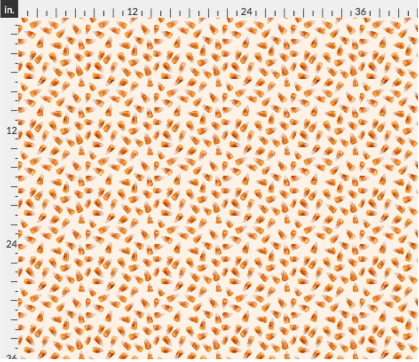 Watercolor Candy Corn Fabric by the Yard in Quilting Cotton - Etsy