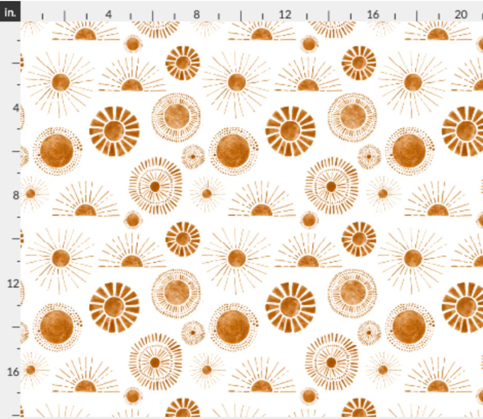 Golden Suns Summer Fabric by the Yard. Quilting Fabric - Etsy