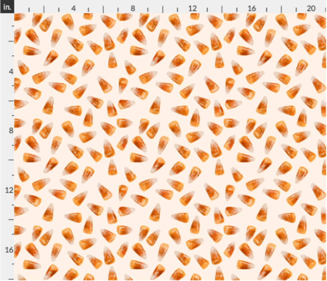 Watercolor Candy Corn Fabric by the Yard in Quilting Cotton - Etsy