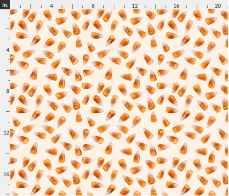 Watercolor Candy Corn Fabric by the Yard in Quilting Cotton - Etsy