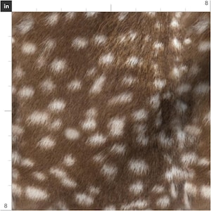 Faux Deer Hide Fabric by the Yard. Cotton, Sateen, Knit, Minky, Fleece ...