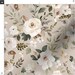 Neutral Floral Fabric by the Yard. Quilting Cotton, Sateen, Organic ...