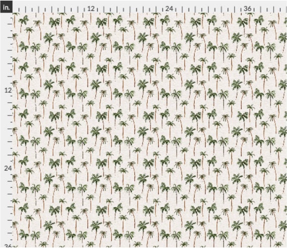 Palm Tree Pattern Fabric