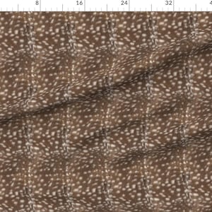 Faux Deer Hide Fabric by the Yard. Cotton, Sateen, Knit, Minky, Fleece ...