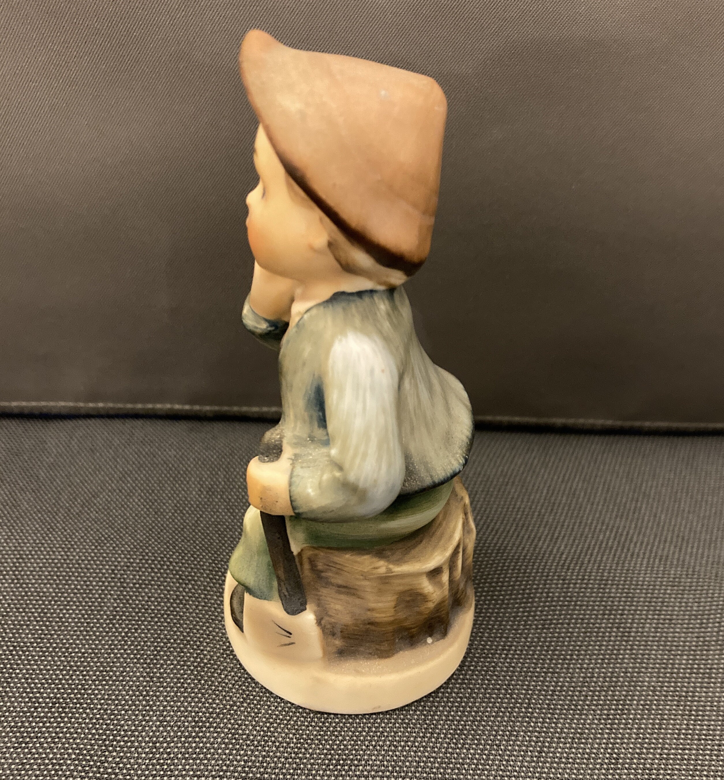 Vintage Napco Ceramic “tired” AH901 Boy Sitting With Axe Figurine ...