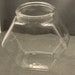 Vintage Classic GLASS Hexagon Fish Bowl Fishbowl Clear Beautiful ...