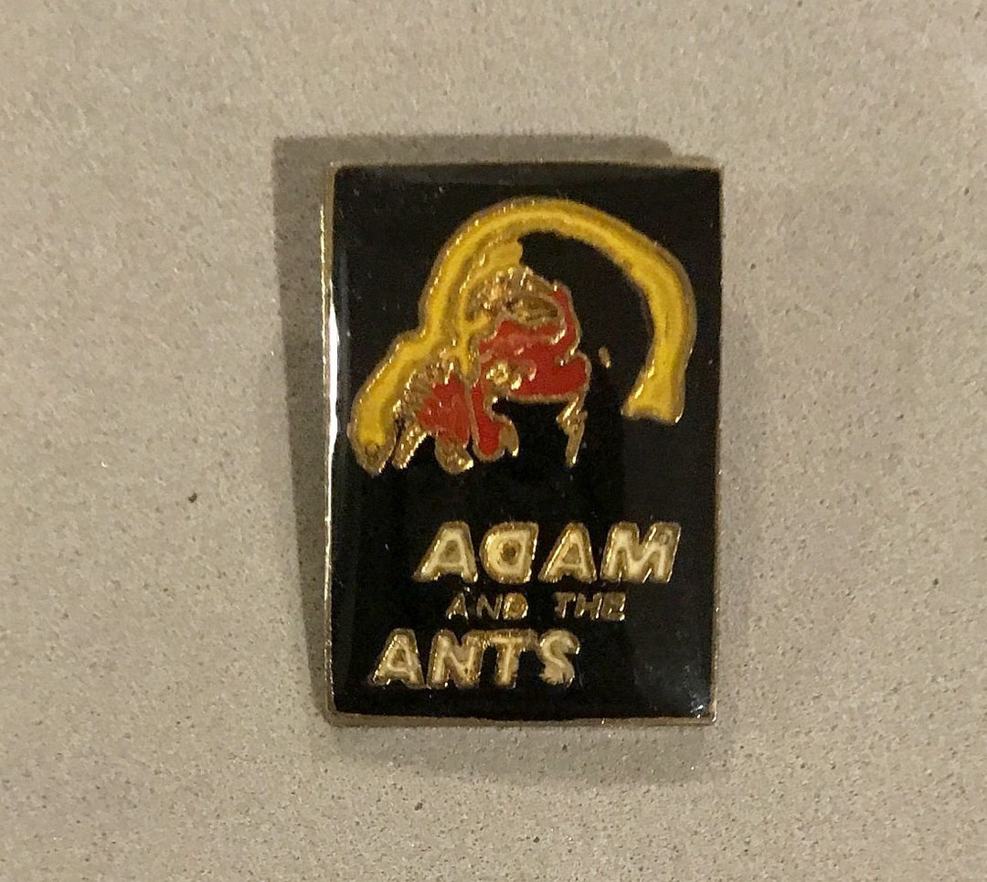 Vintage Adam Ant Pin Retro Classic Rock Memorabilia 80s Punk - Etsy