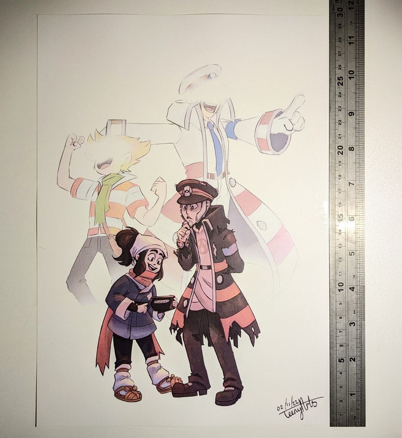PLA: Ingo and Akari Print - Etsy
